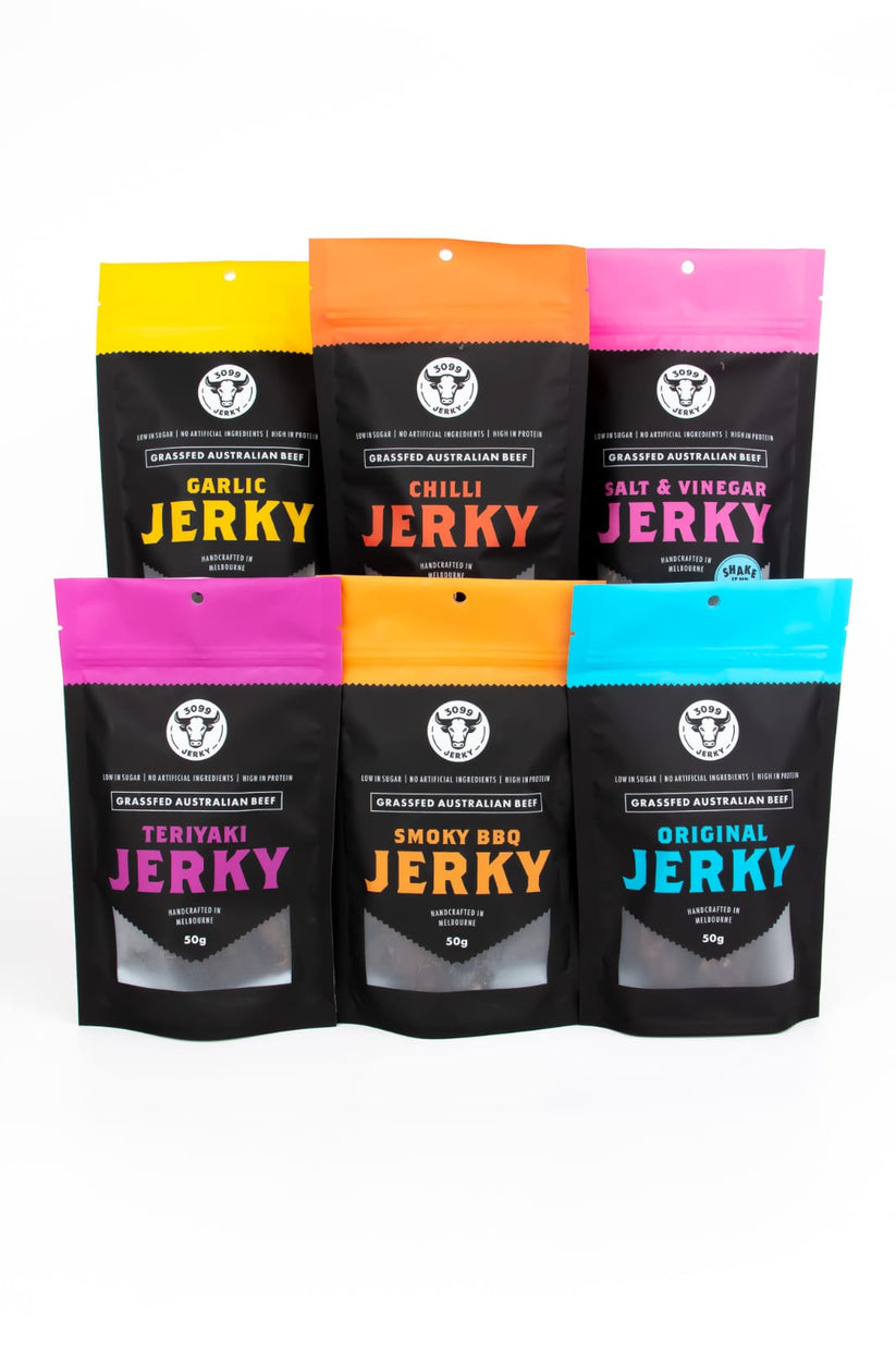 The Ultimate Jerky Tasting Pack – 6 Flavours of Premium Australian Bee ...